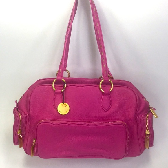 Sigrid Olsen | Bags | Sigrid Olsen Pink Purse Pebbled Shoulder Leather ...